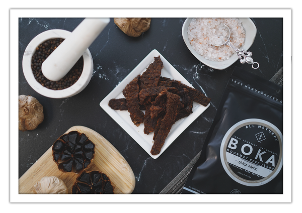 Boka Gourmet Beef Jerky - SESAME GARLIC TERIYAKI – BOKA GOURMET